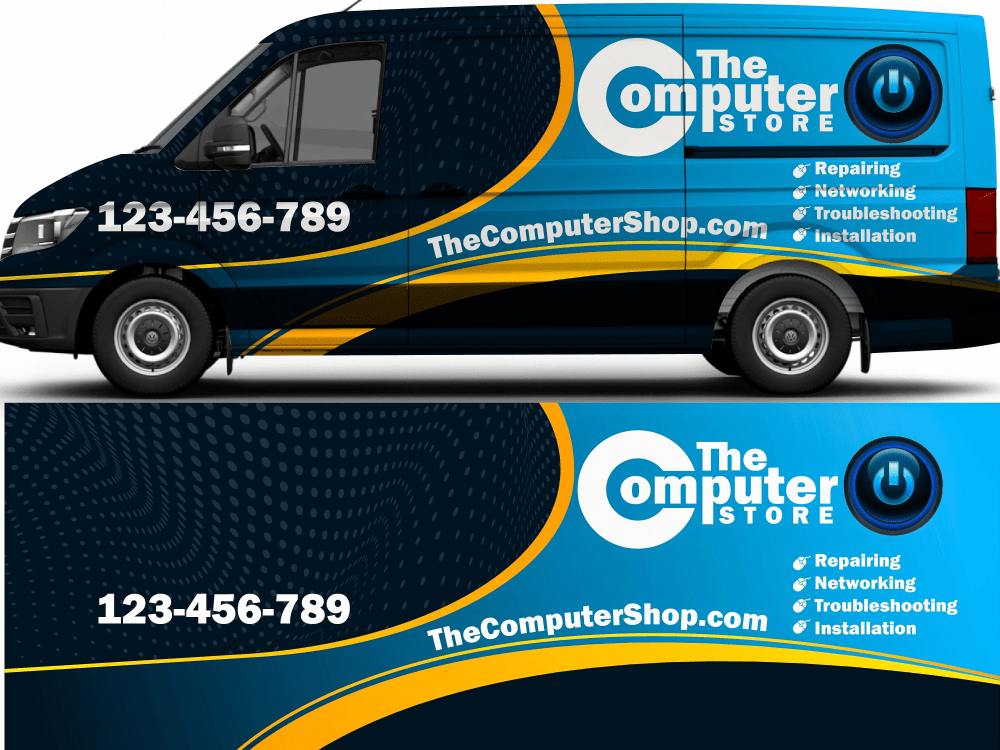 Company van wrap design, Car wrap design, Tuck wrap design | Upwork