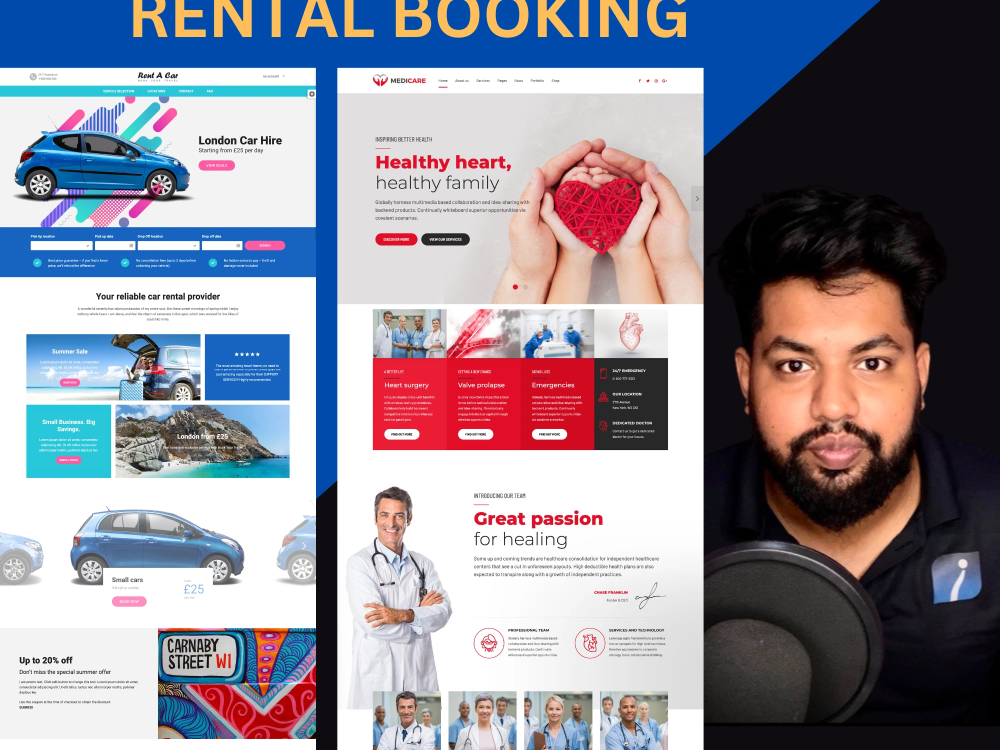 Appointment Booking Website | Rental Booking Website | Booking System ...