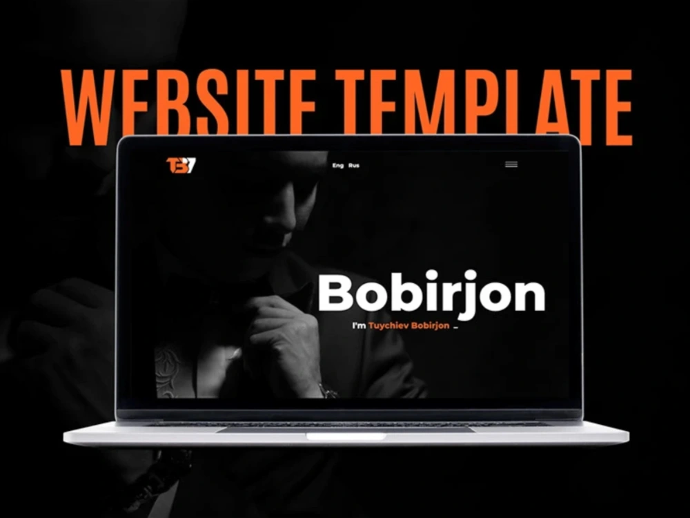 Portfolio responsive website template | HTML | CSS | Javascript | Upwork