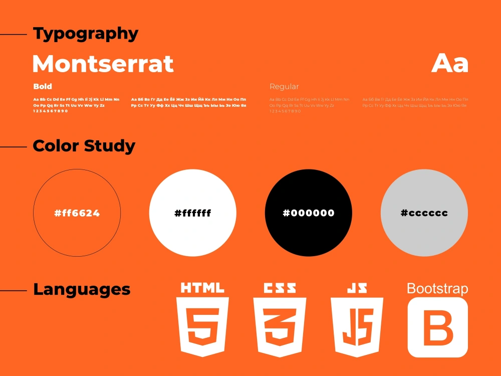 Portfolio responsive website template | HTML | CSS | Javascript | Upwork