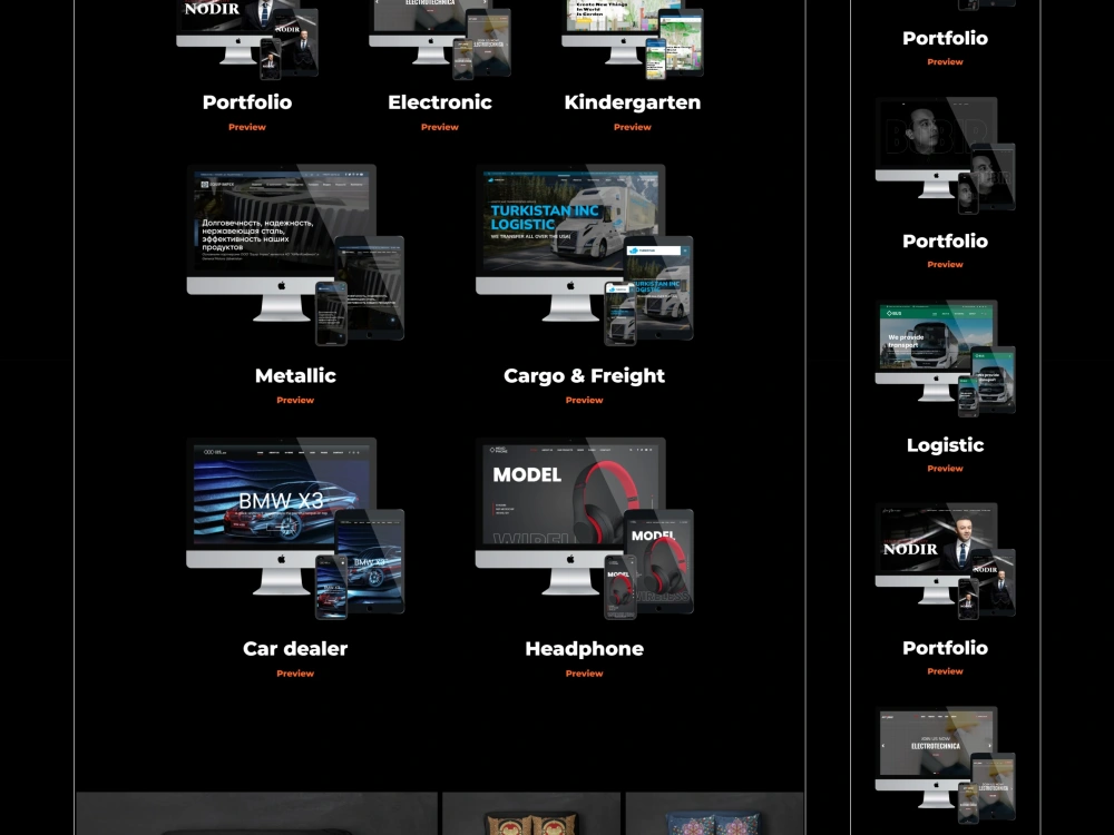 Portfolio responsive website template | HTML | CSS | Javascript | Upwork