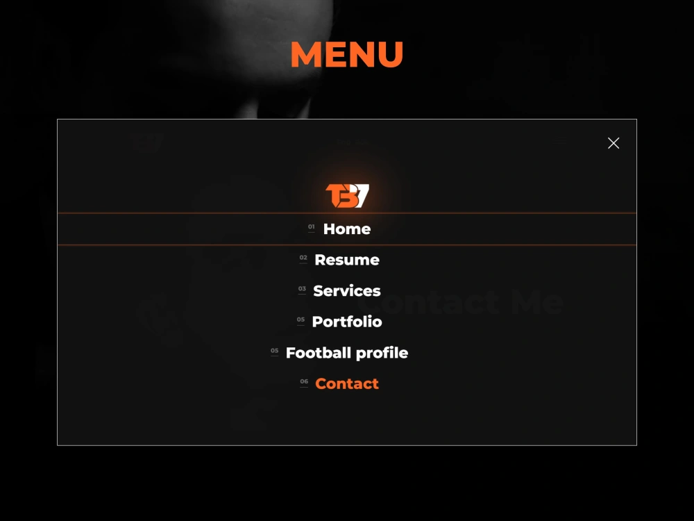 Portfolio responsive website template | HTML | CSS | Javascript | Upwork