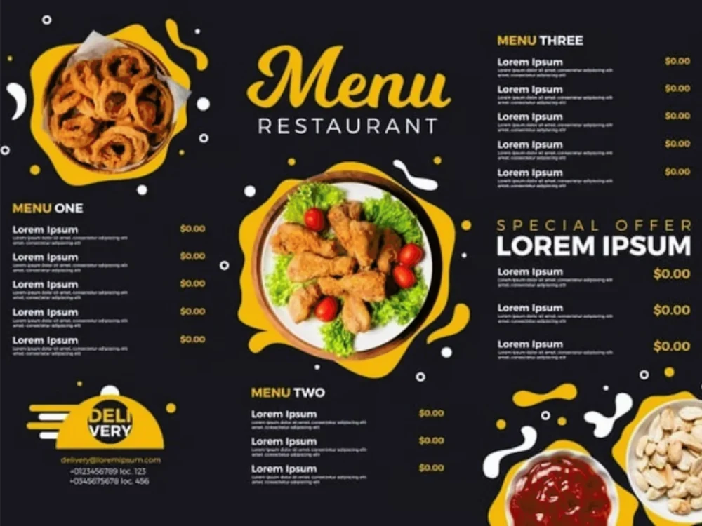 Restaurant website with a food delivery system, Online food ordering ...