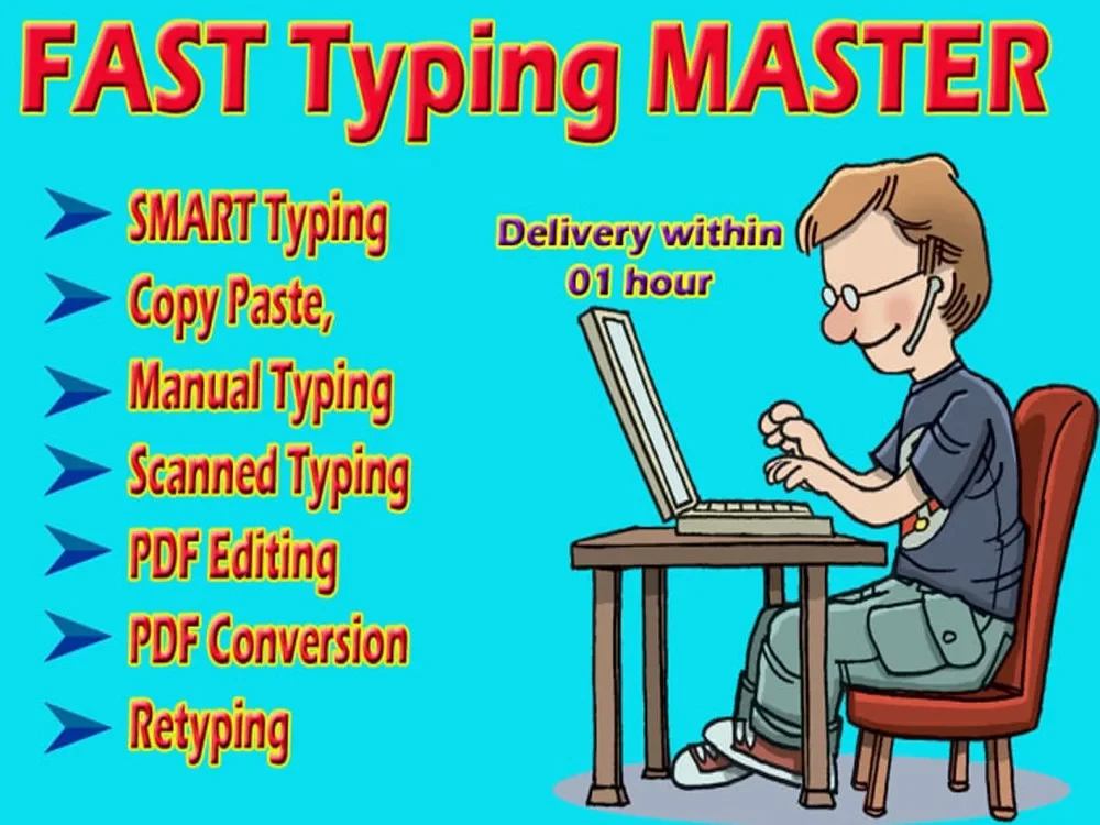 Smart typing work, copy-paste, manual retyping pdfs | Upwork