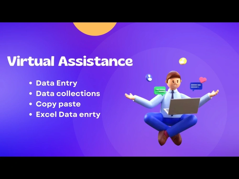 Virtual assistant in excel data entry, web scraping, copy paste & data conv | Upwork