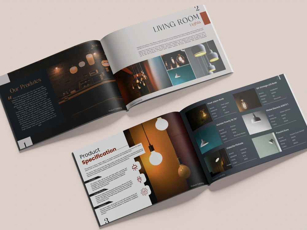 Digital, product catalog, brochure, company profile, booklet in ...