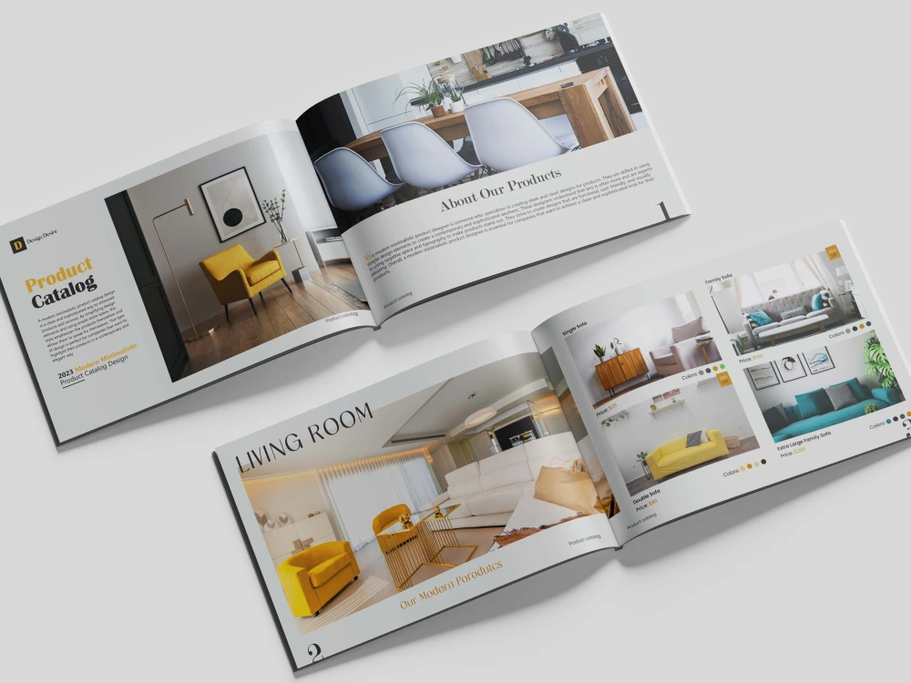 Digital, product catalog, brochure, company profile, booklet in ...