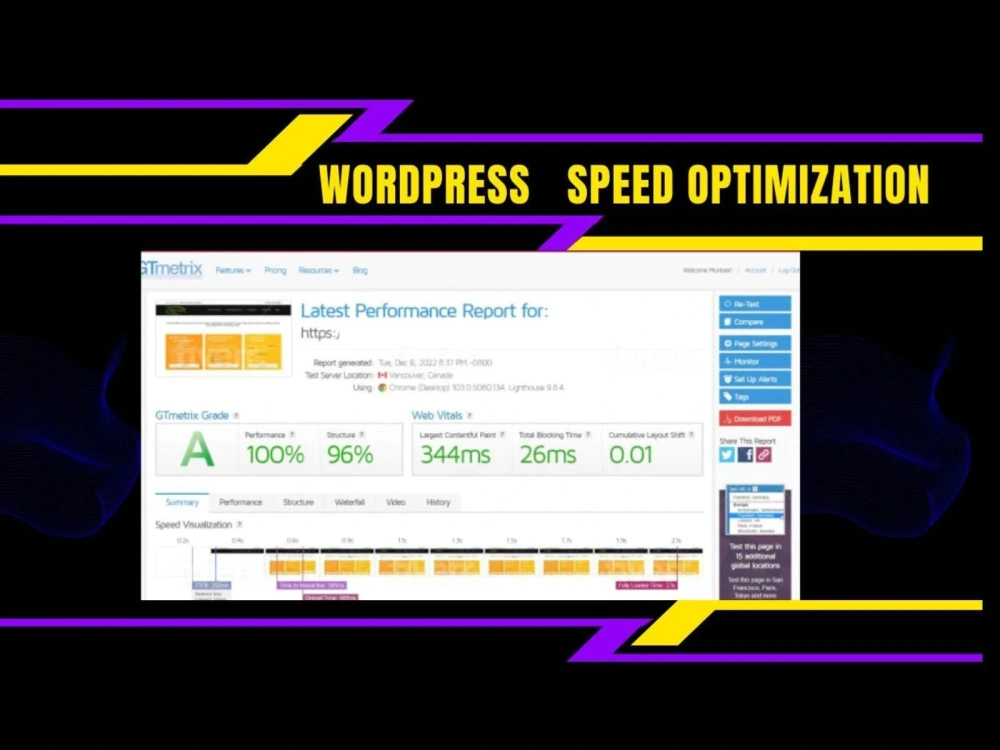 Increased page speed optimization for google page speed gtmetrix test ...