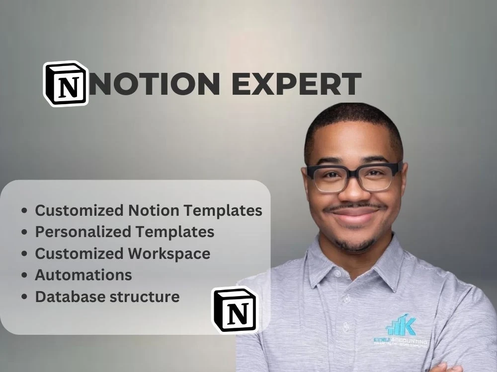 A Notion Expert Design Notion Template Workspace Automation Database