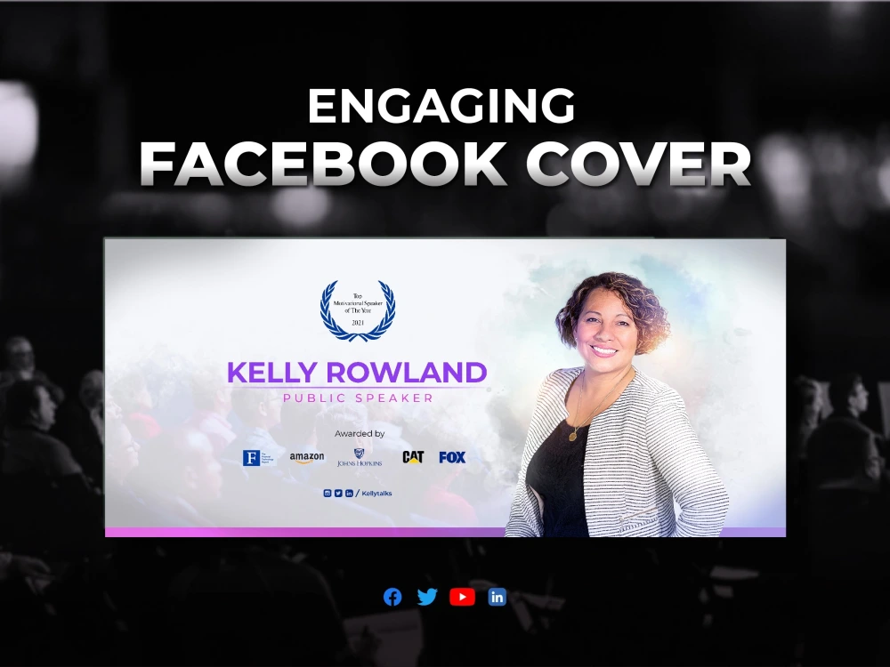 Social media cover for Facebook, LinkedIn, Youtube and Twitter | Upwork