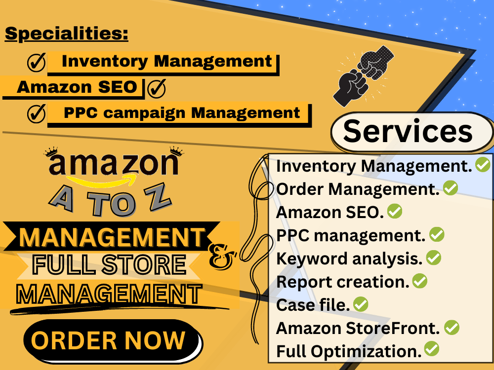 Full A to Z Amazon Account and Store Management with Best Results | Upwork