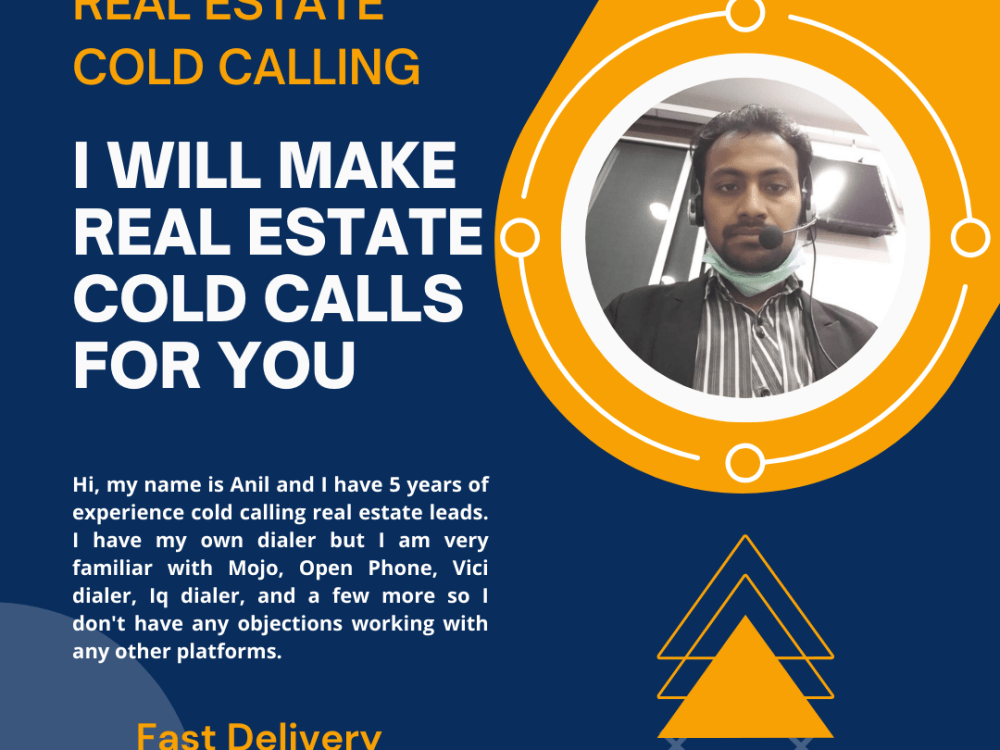 Real estate cold calling and Appointment setting | Upwork