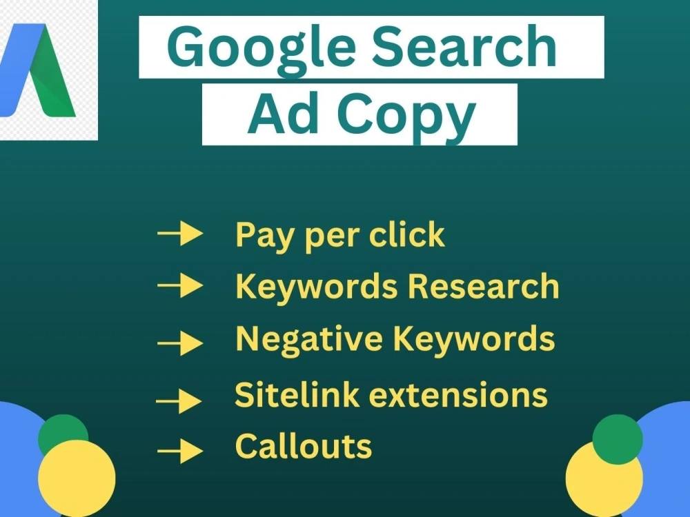 Google search ad copy for your ad campaign. | Upwork