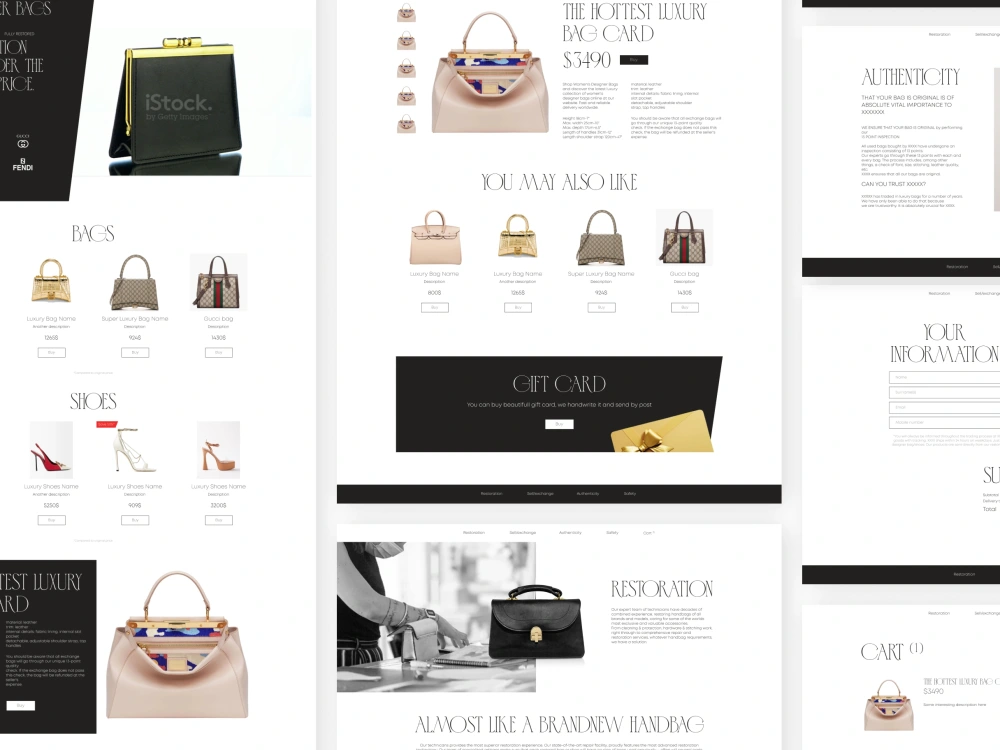 A fantastic, user-friendly multi-page design | Upwork