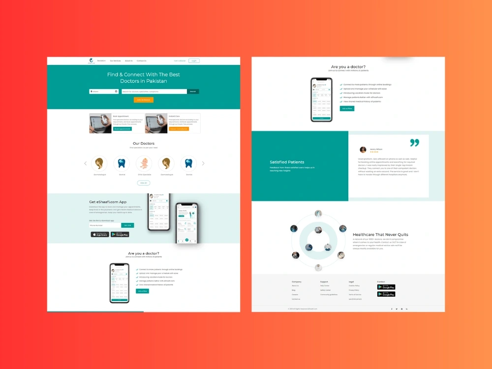 A responsive react website from your figma design | Upwork
