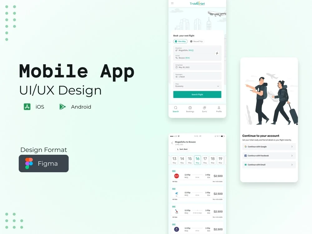 Mobile App UI/UX design in Figma | Upwork