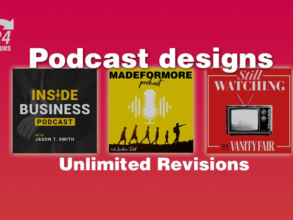 To impress your listeners with unique and professional podcast cover ...
