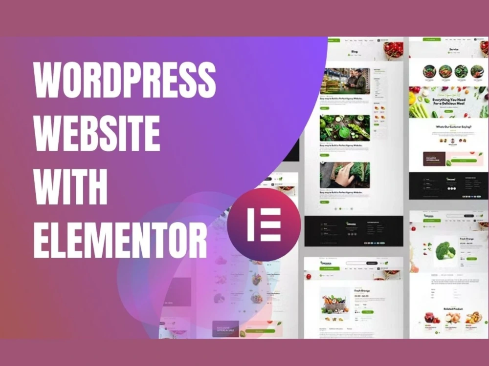 A responsive WordPress website using Elementor | Upwork