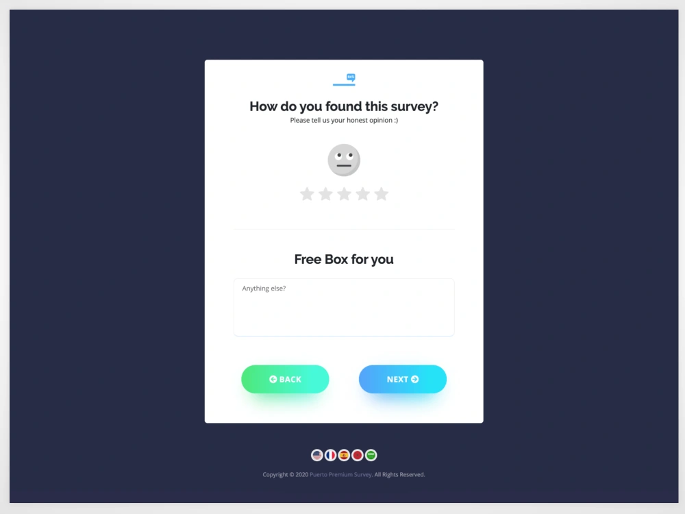 A survey web application | Upwork