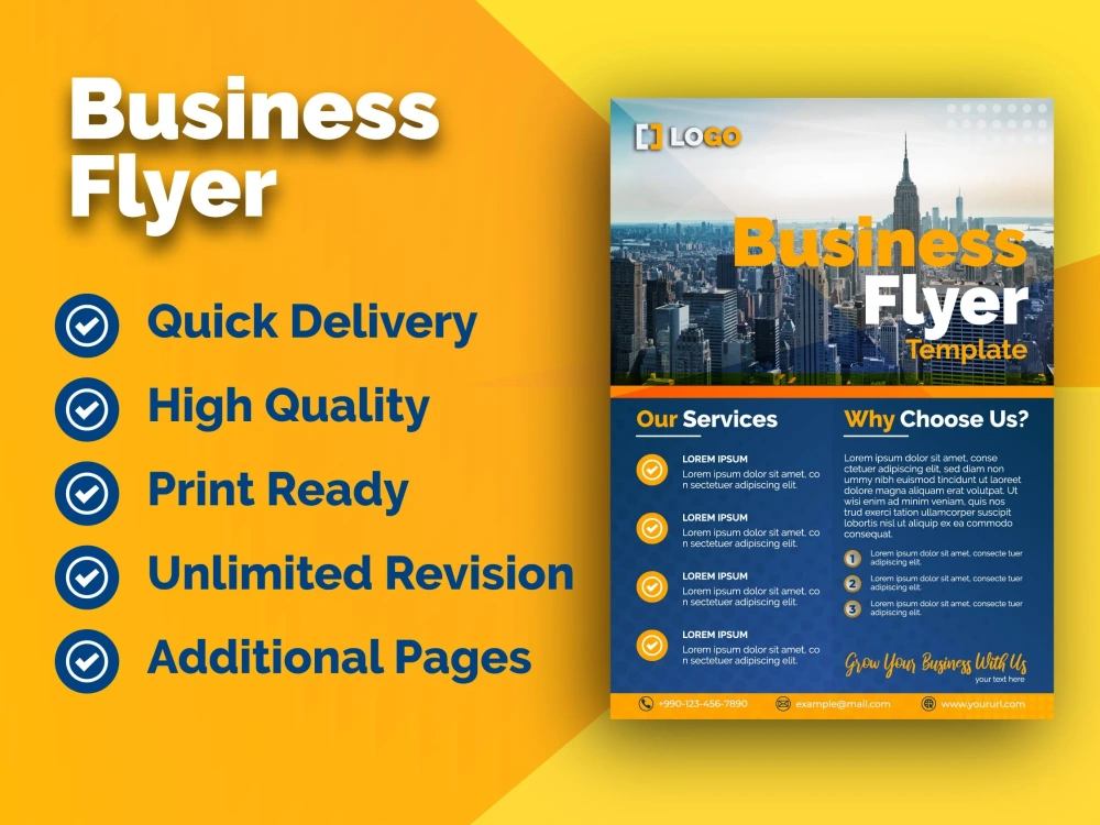 Amazing Flyer (Eye Catching, Print Ready, Unlimited Revisions) | Upwork