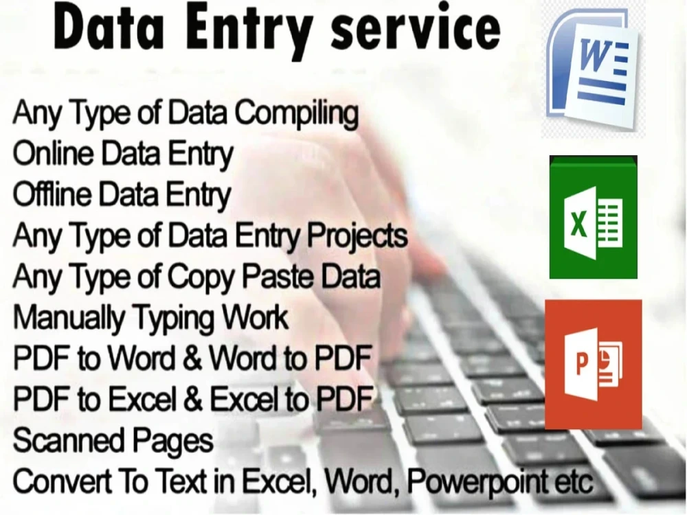 Fast and professional PDF to MS Excel/Word. | Upwork