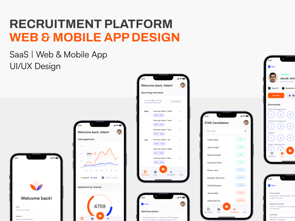 UI/UX Design for Web and Mobile App (SaaS, Dashboard, Gamification ...