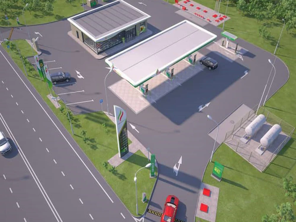A gas Station Design 2D & 3D Mockups and Blueprints with all files | Upwork