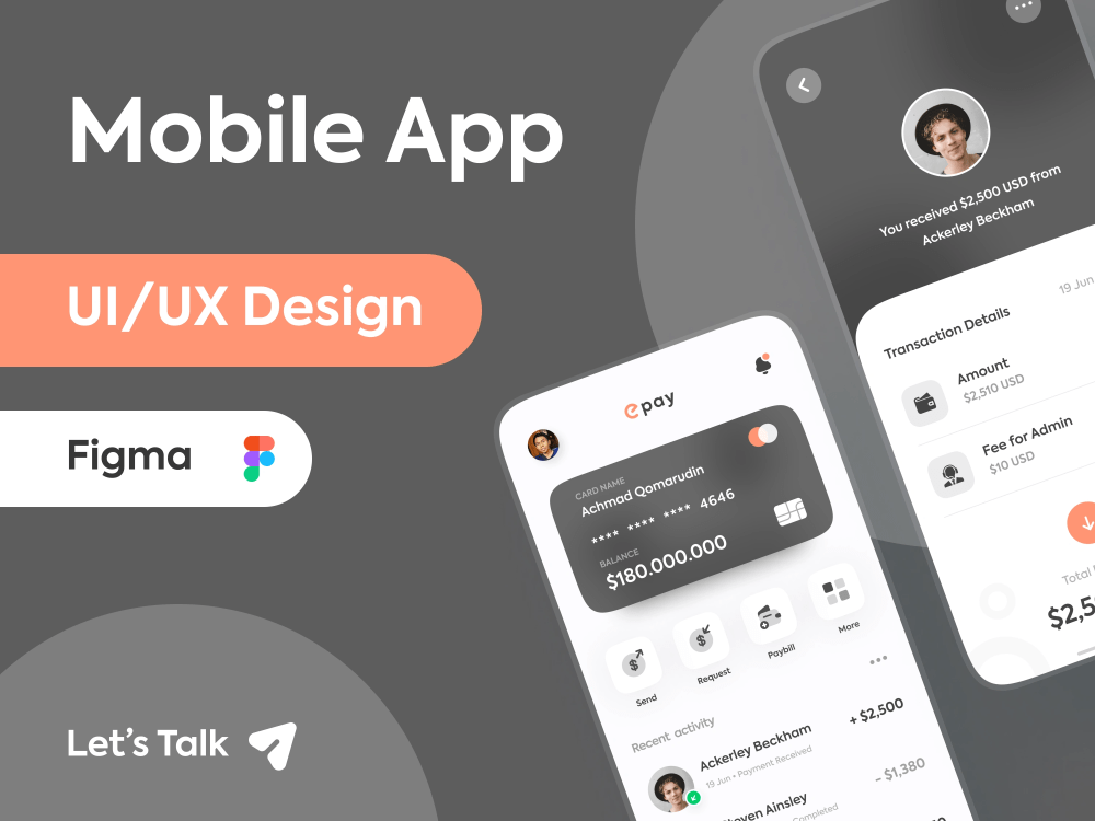Mobile app ui design in Figma | Upwork