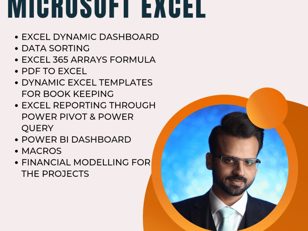 All of Your Microsoft Excel Works, Dashboard, PDF to Excel and Power BI ...