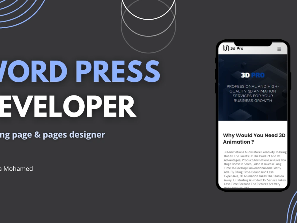 A responsive website with an attractive view | Upwork