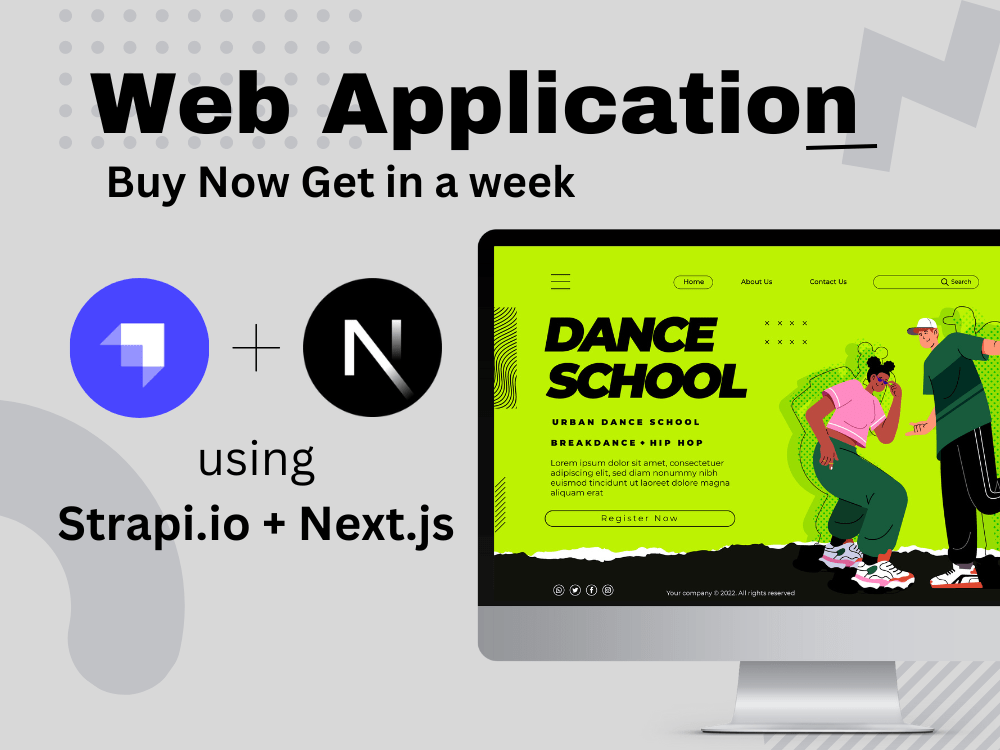 A web application on NEXT.js and Strapi.io | Upwork