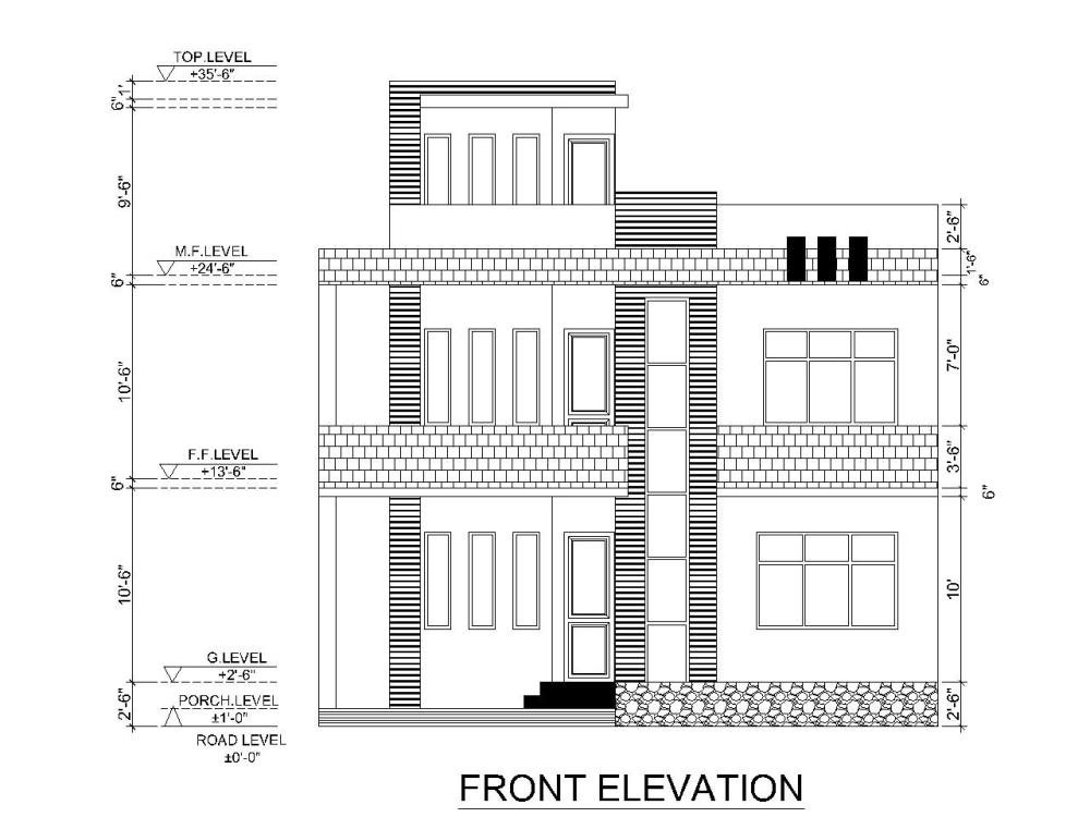 2D Floor plan in AutoCAD | Upwork