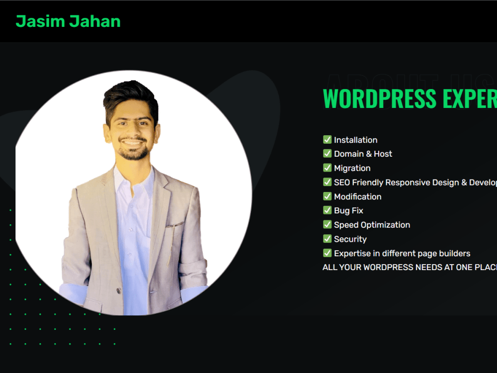 A fully responsive, optimized and secure WordPress site for your brand | Upwork