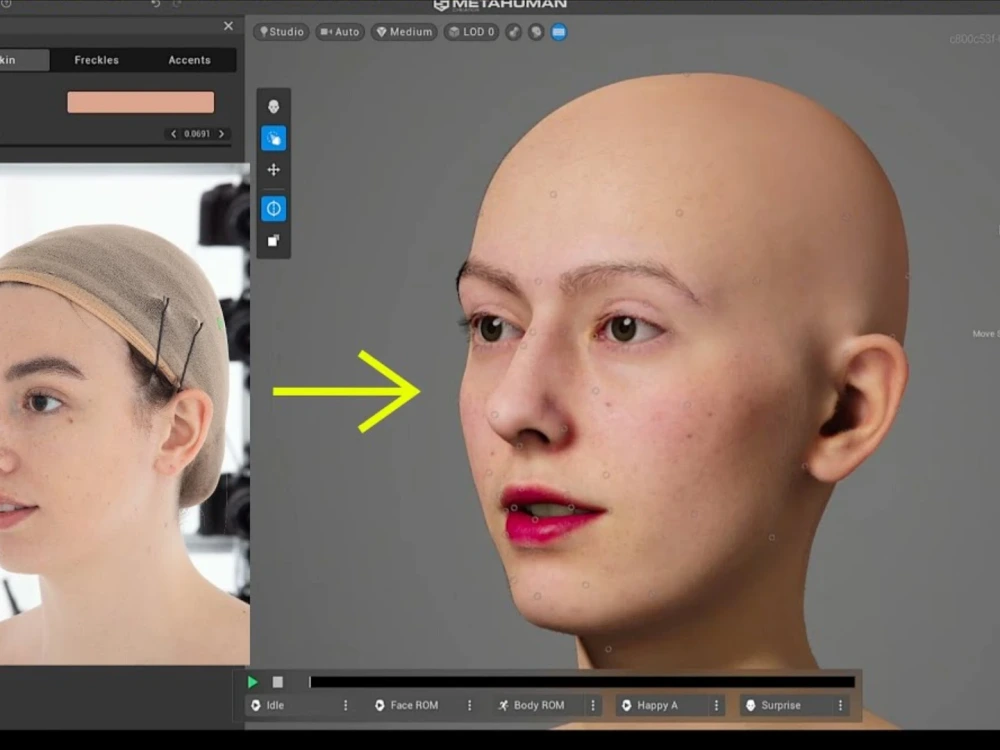 A Realistic 3D Metahuman Character - 3D character- Meta human | Upwork
