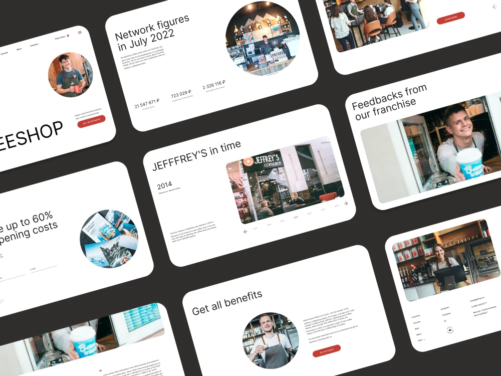 A minimalistic but stylish website for your business | Upwork