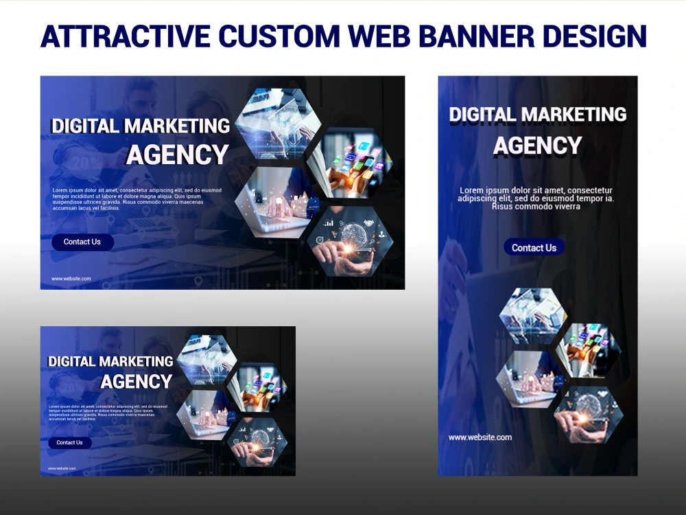 Professional and amazing website banners, banner ads and headers | Upwork