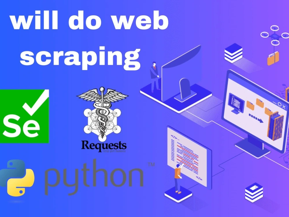 Web scraping for almost any website using python | Upwork
