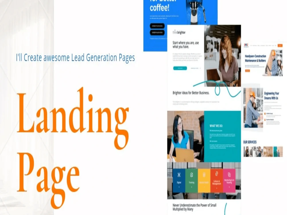 Landing-page Development in HTML/CSS | Upwork
