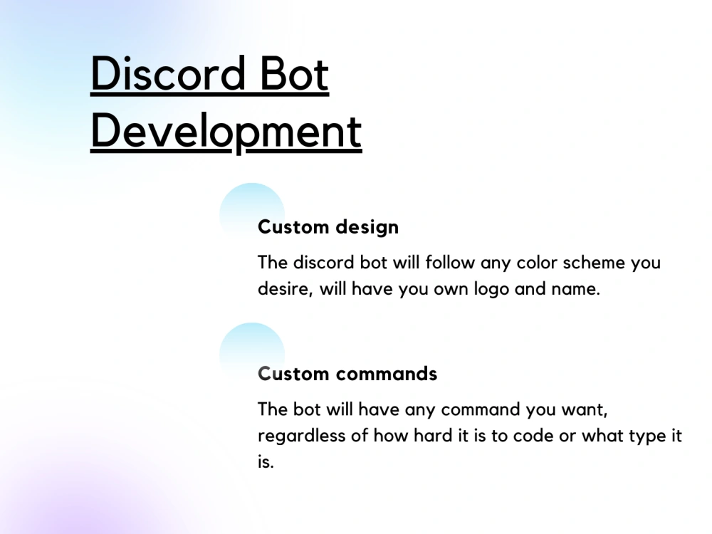 Custom Discord Bot In Javascript Community Bot Development Upwork