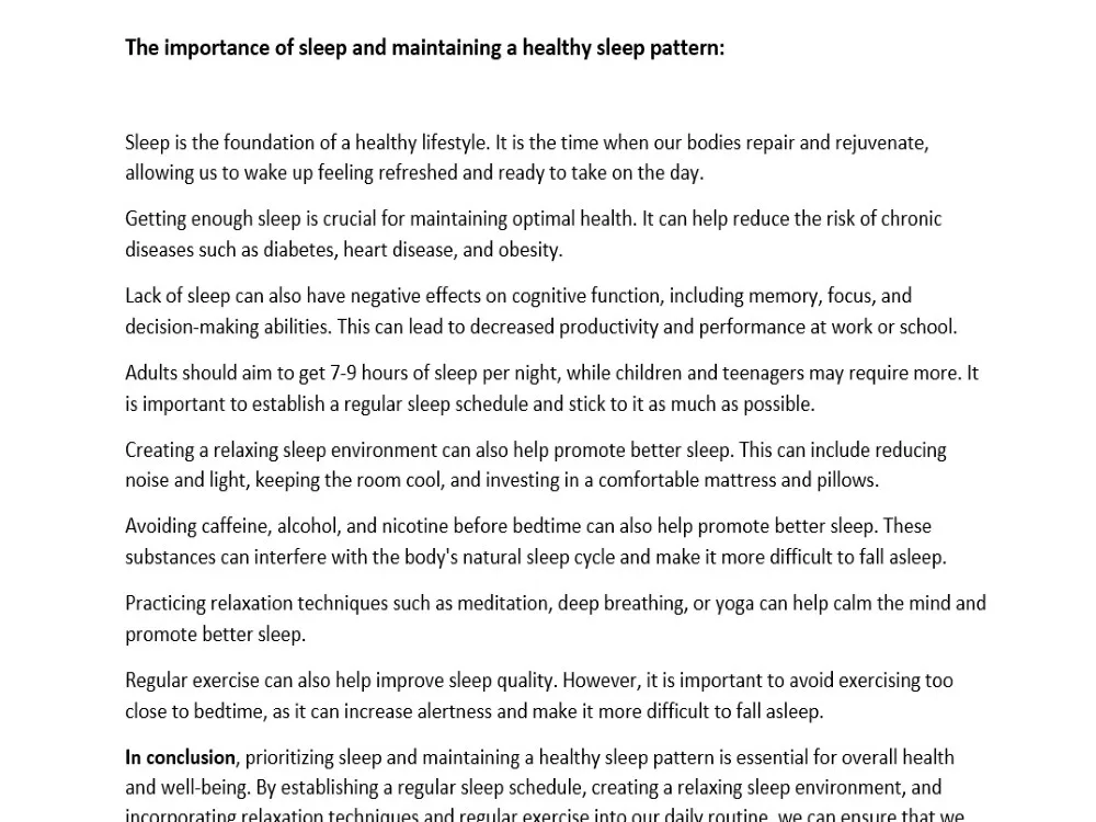 An article on lifestyle health or beauty | Upwork