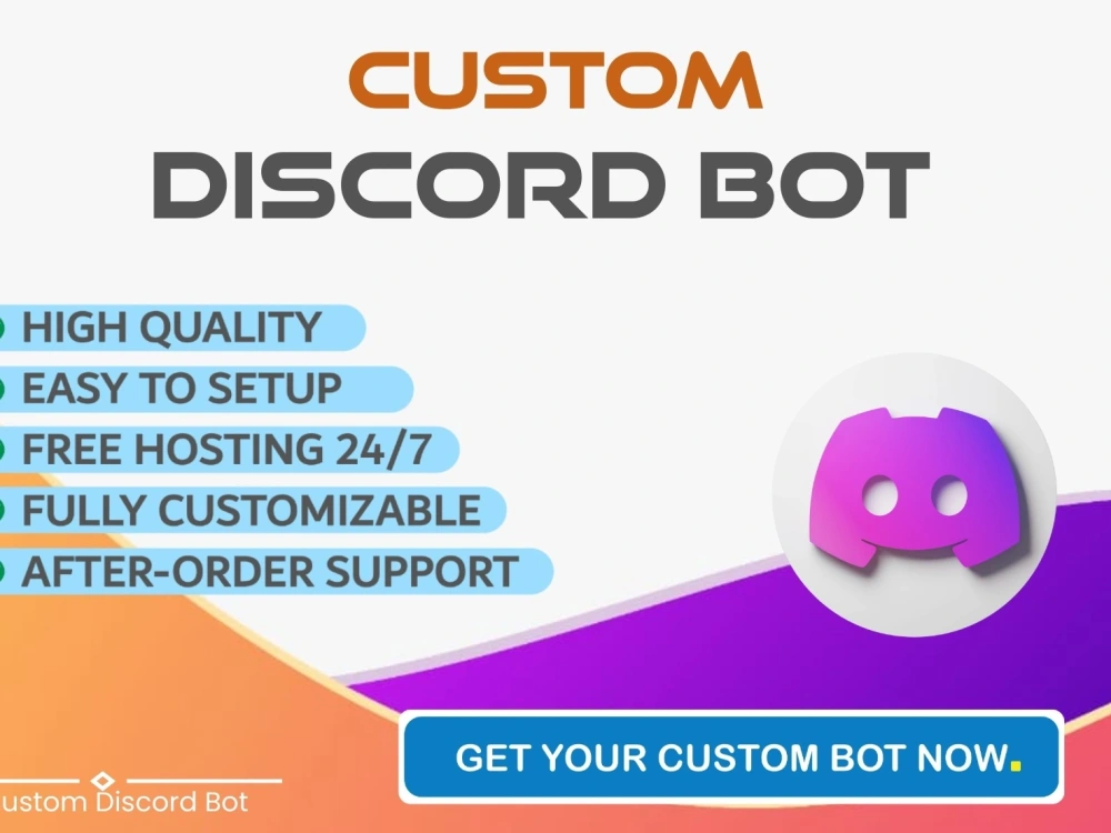 A custom discord bot for your server | Upwork