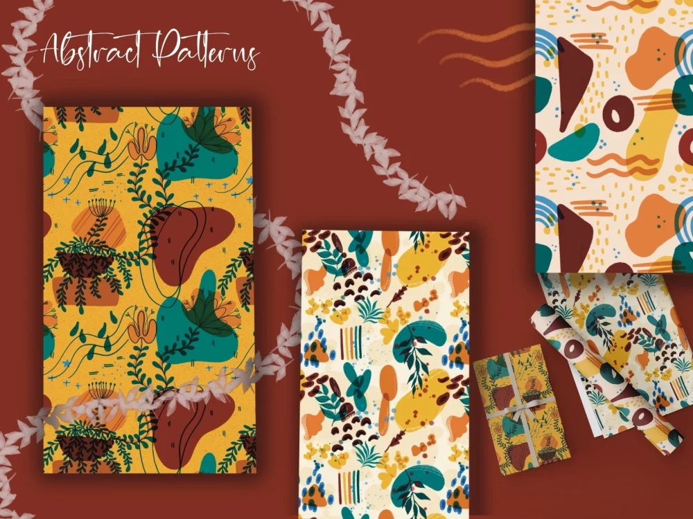 A fabulous abstract seamless repeat pattern design | Upwork