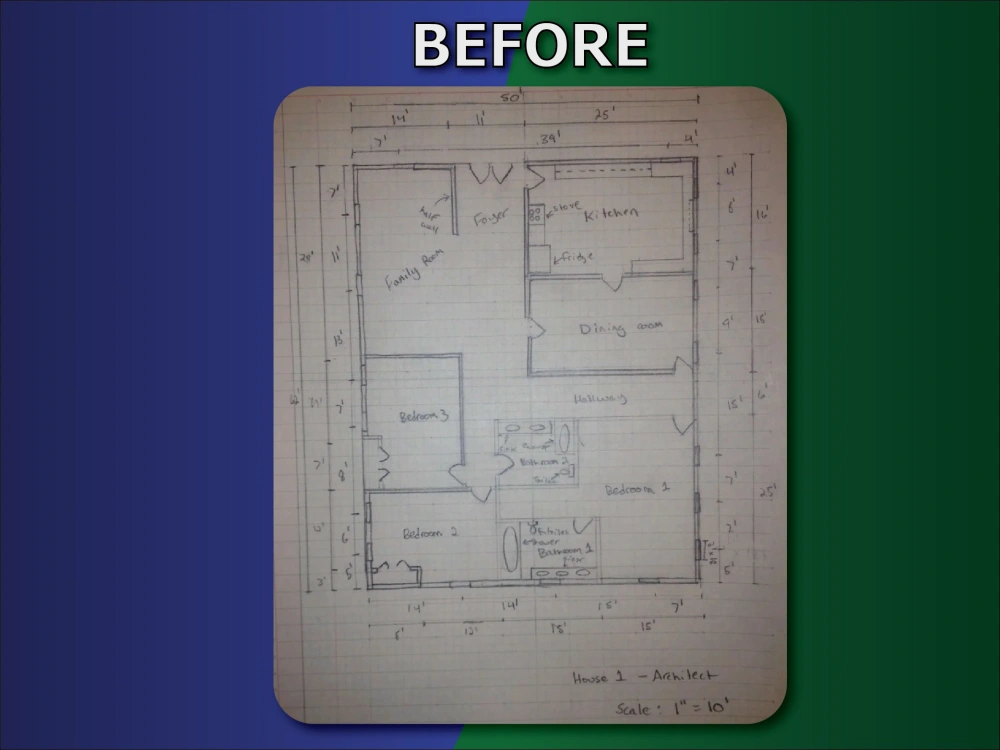 CAD drawings of your sketches, PDFs or images | Upwork