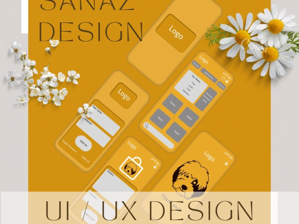 A customized one-page home screen Mobile app. | Upwork