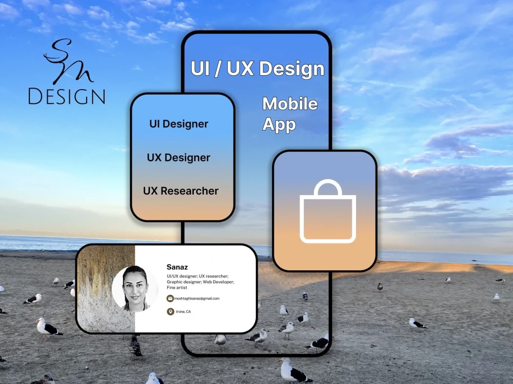 A customized one-page home screen Mobile app. | Upwork
