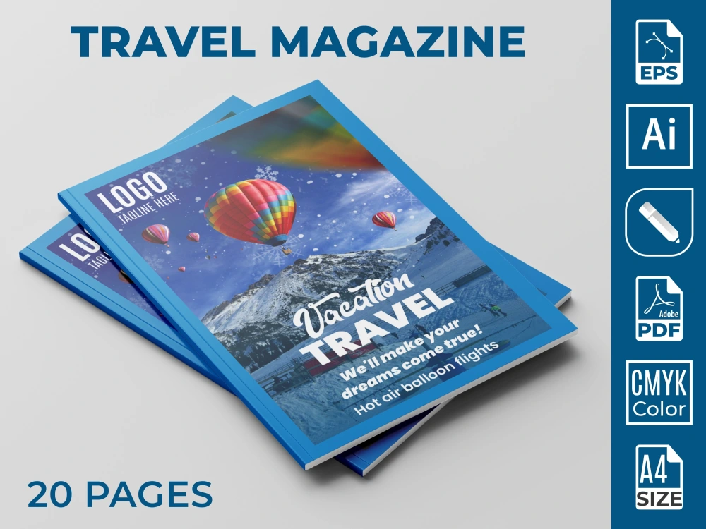 Professional Magazine Travel Catalog design | Upwork