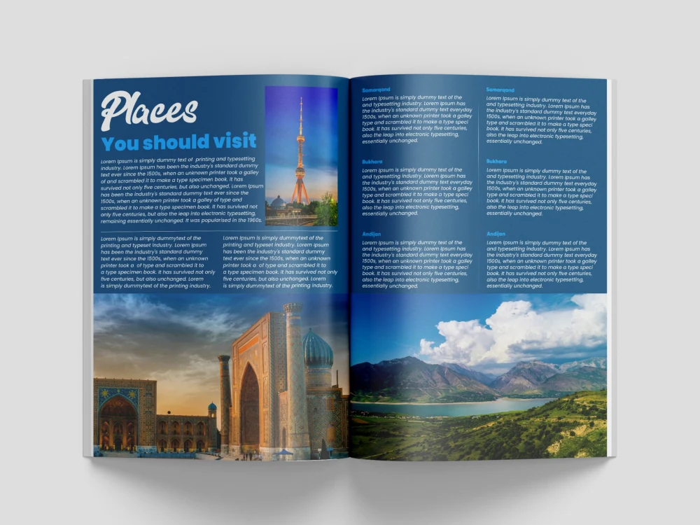 Professional Magazine Travel Catalog design | Upwork