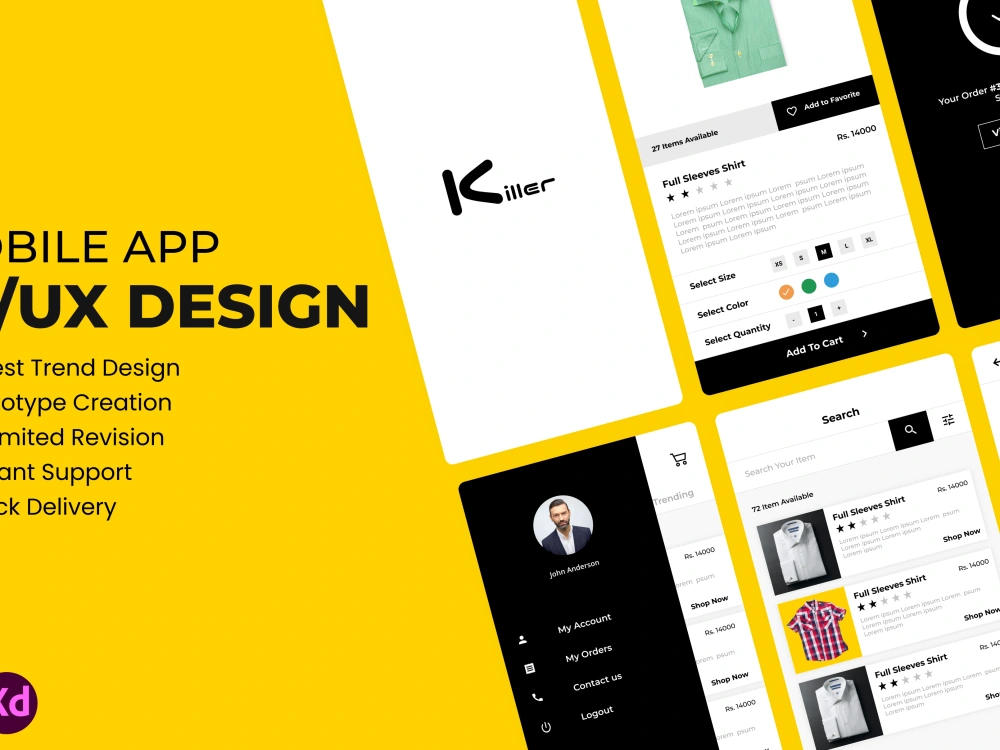 A Professional UI/UX for your mobile app | Upwork