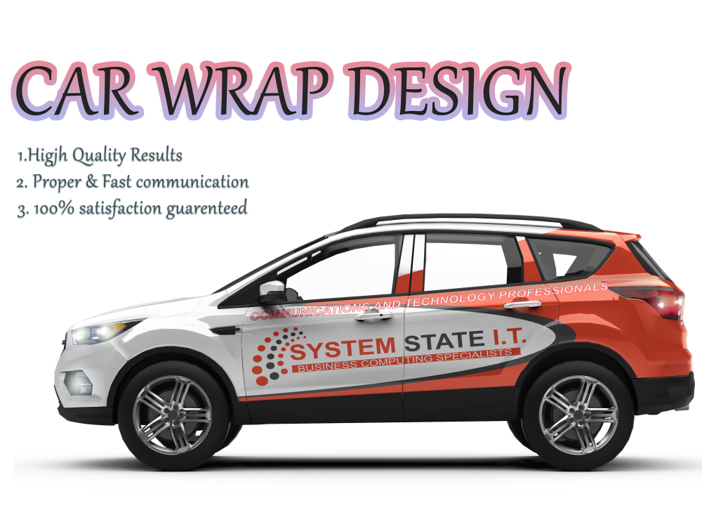 A professional car wrap designs | Upwork