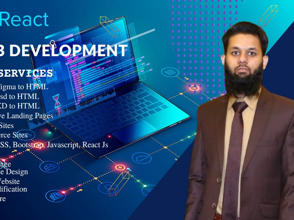 Build and convert psd,xd,figma to websites, landing pages in HTML ...